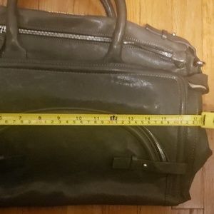 CNC Costume National | Bags | Costume National Grey Leather Bag | Poshmark